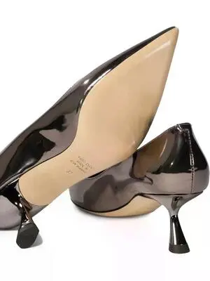 NINALILOU Metallic Leather Pumps