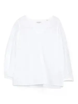 Marc O'polo Blouse V-neck Organic Cotton