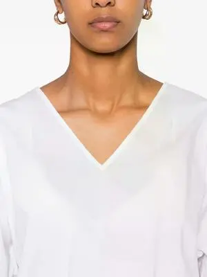 Marc O'polo Blouse V-neck Organic Cotton