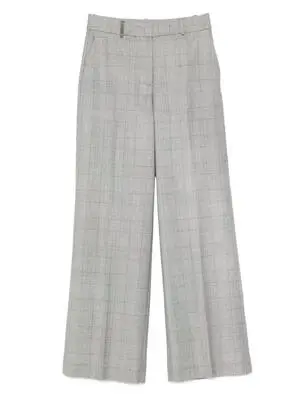 Peserico Checked Straight-leg Trousers