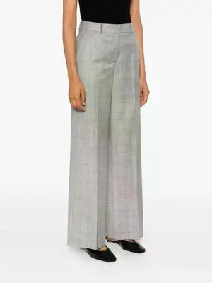 Peserico Checked Straight-leg Trousers