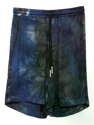 YES LONDON Tie-dye Drawstring Shorts