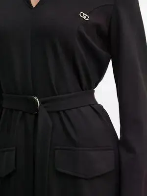 Liu Jo Belted V-neck Dress