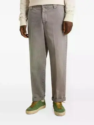 GOLDEN GOOSE Cuffed Cotton Trousers