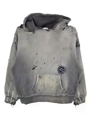 Men's Grey Distressed