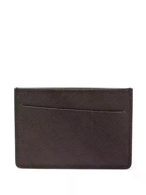 MAISON MARGIELA Stitch-detail Cardholder - Brown