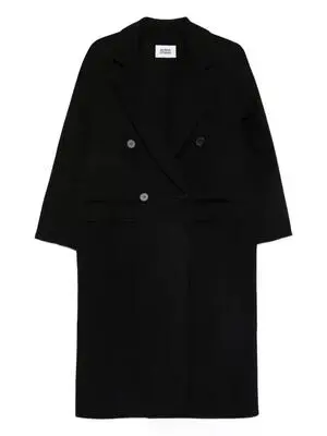 Alpha Studio Wool Double-breasted Coat