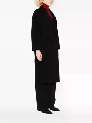 Alpha Studio Wool Double-breasted Coat