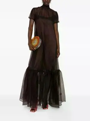 Staud Semi-sheer Dress