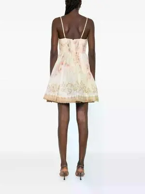 Zimmermann Hypnotic Trimmed Mini Dress