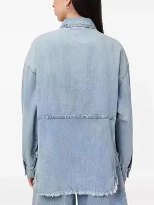 ALLSAINTS Frayed-hem Denim Jacket
