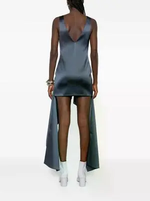 JW Anderson V-neck Draped Hem Dress