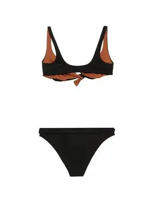FISICO Bow-detail High-waist Bikini