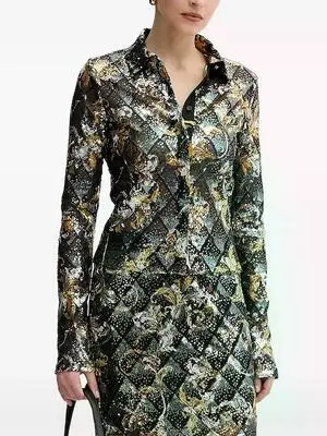 Versace Sequin-embellished Blouse