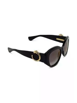 Cartier Butterfly Frame Sunglasses - Black