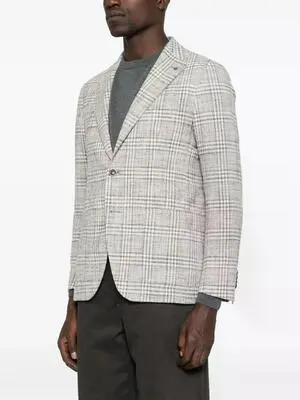 Tagliatore Checked Single-breasted Jacket