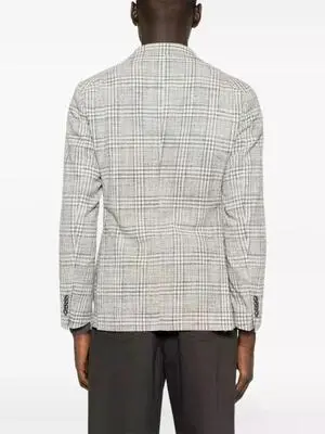Tagliatore Checked Single-breasted Jacket