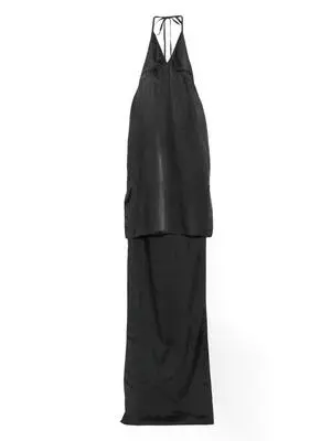 FEDERICO CINA Halter-neck Maxi Dress