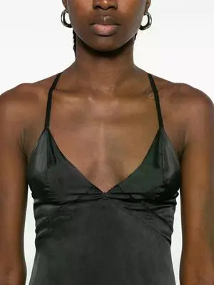 FEDERICO CINA Halter-neck Maxi Dress