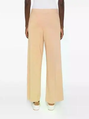 Elisabetta Franchi Logo Trousers - Neutrals
