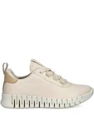 Ecco Gruuv Lea Sneakers - Neutrals