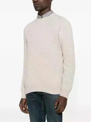Altea Crew-neck Wool-cashmere Sweater - Neutrals