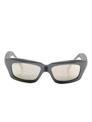 Balenciaga Rectangle-frame Sunglasses - Grey