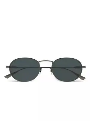 Saint Laurent Logo-engraved Sunglasses - Black
