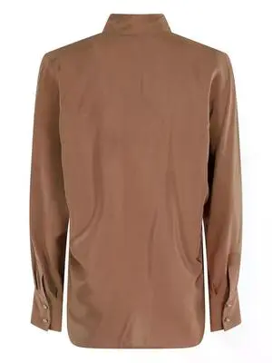 Max Mara Silk Bow-collar Blouse