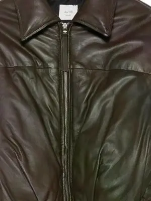 ALYSI Quilted Leather Jacket