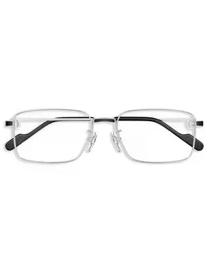 CARTIER Geometric Eyeglasses - Silver