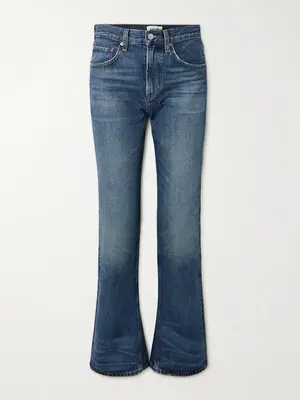AGOLDE Kick Boot Mid-rise Bootcut Jeans - Blue