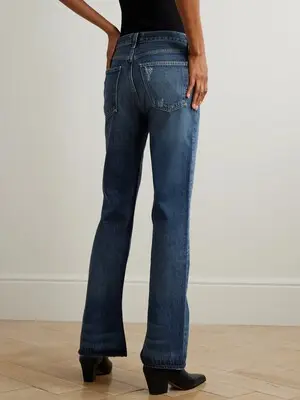 AGOLDE Kick Boot Mid-rise Bootcut Jeans - Blue