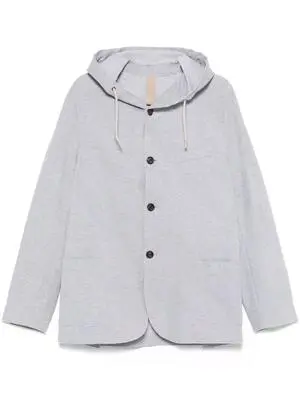 Eleventy Hooded Blazer - Grey