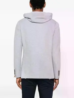 Eleventy Hooded Blazer - Grey