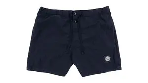Stone Island Compass Logo Swim Shorts - Navy Blue