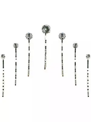 JENNIFER BEHR Misha Bobby Pin Set - Silver