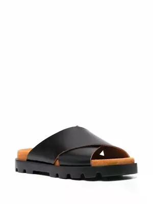 Camper Brutus Cross Strap Sandals