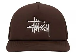 StÜssy Big Basic Trucker Snapback - Chocolate