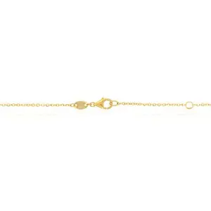 THE LOVERY FINE JEWELRY 14k Yellow Gold Lapis Bar Chain Necklace