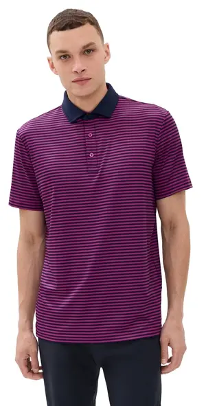 REDVANLY Baker Polo Bordeaux