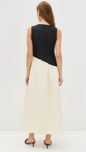 SIMONMILLER Laurel Moire Midi Dress