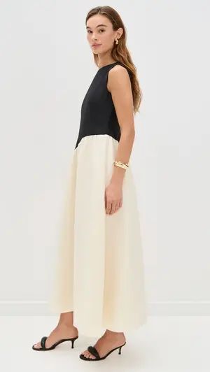 SIMONMILLER Laurel Moire Midi Dress