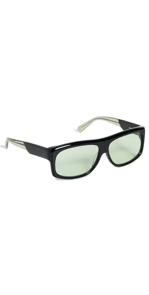 Christopher Esber Paolo 68 Rectangular Sunglasses - Spearmint