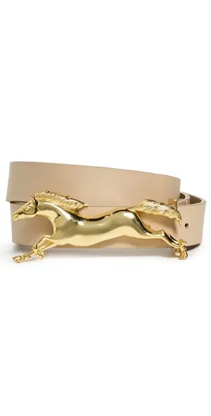 Johanna Ortiz Iconic Imagery Belt - Beige/gold