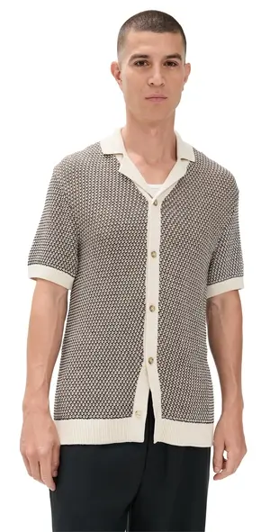 BOSS C-iconico Knit Button Polo Shirt