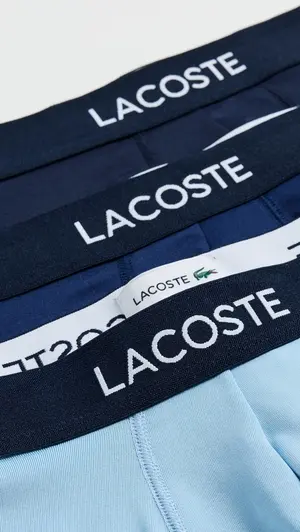 Lacoste Microfiber Trunks 3 Pack