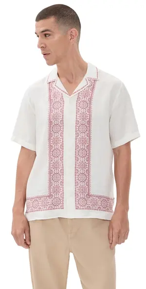 Orlebar Brown Maitan Linen Alchemy Shirt
