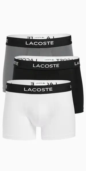 Lacoste Microfiber Trunks 3 Pack - Multi