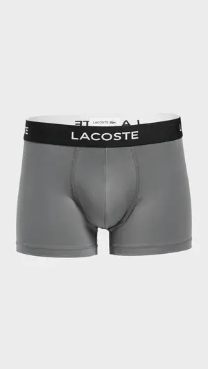 Lacoste Microfiber Trunks 3 Pack - Multi